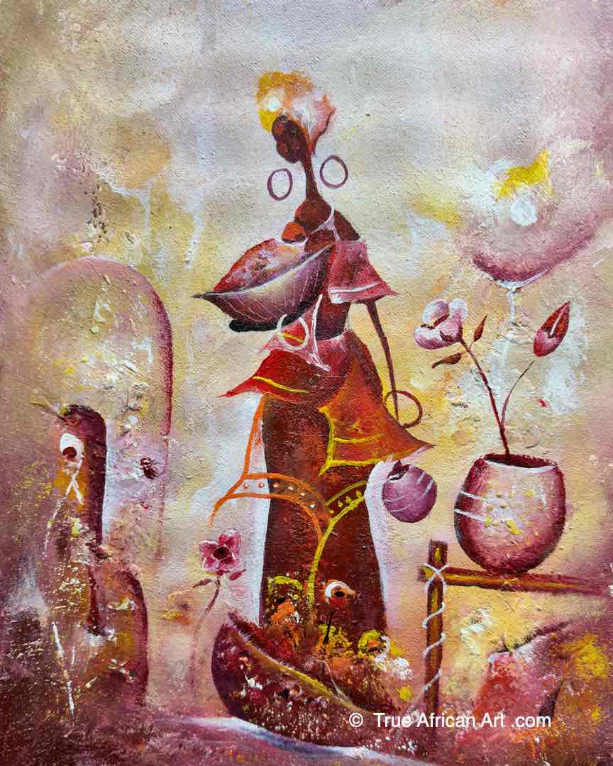 Portrait of Mother Africa by Kenyan Willie Wamuti – True African Art