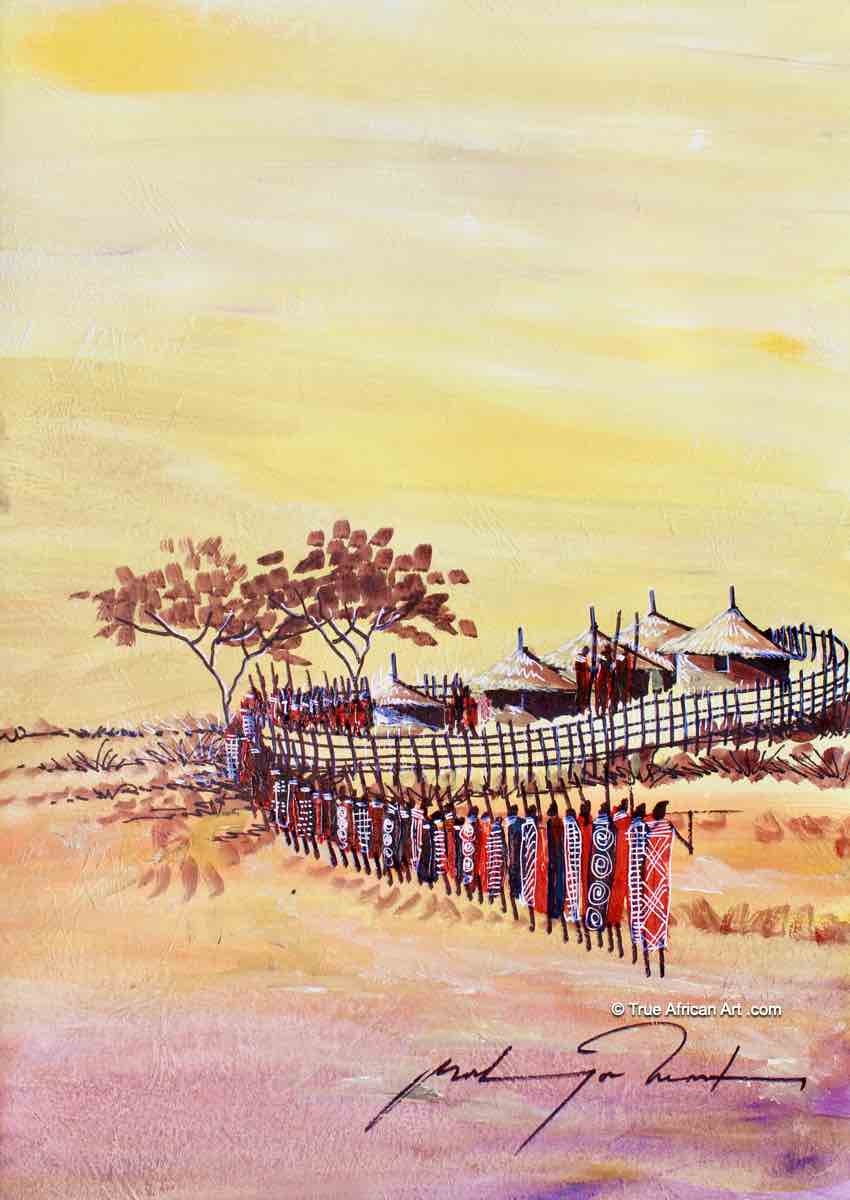 Martin Bulinya | Kenya | Original | True African Art .com | B-621