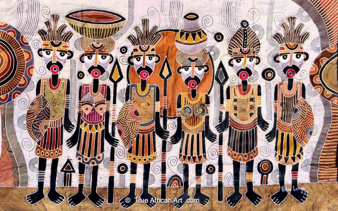 Pedro Langa | Mozambique | Royalty | Original Batik – True African Art