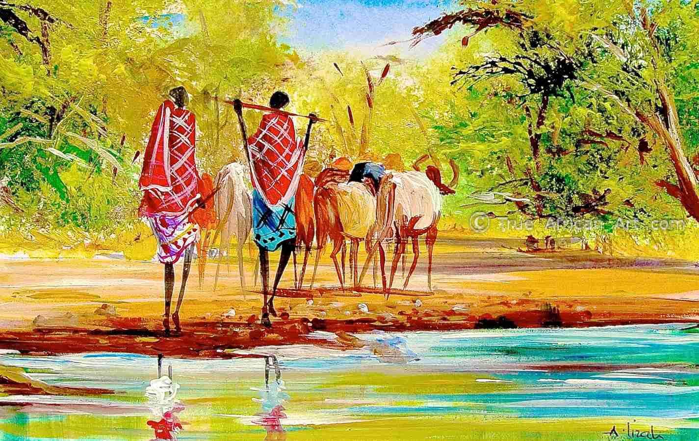 Albert Lizah's Prints – True African Art